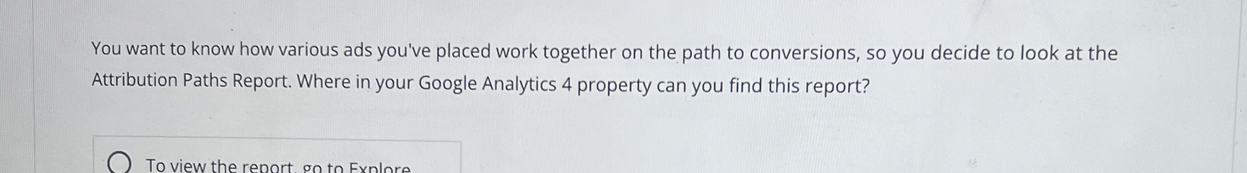 Solved You want to know how various ads you've placed work | Chegg.com