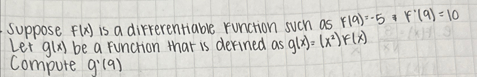 Solved Suppose f(x) ﻿is a differentiable function such as | Chegg.com