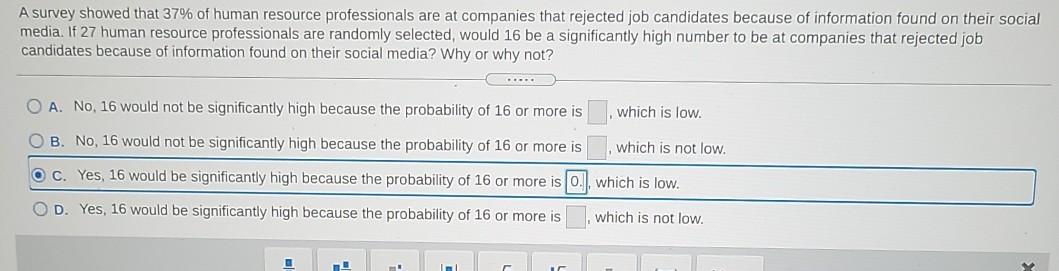 Solved A survey showed that 37% of human resource | Chegg.com