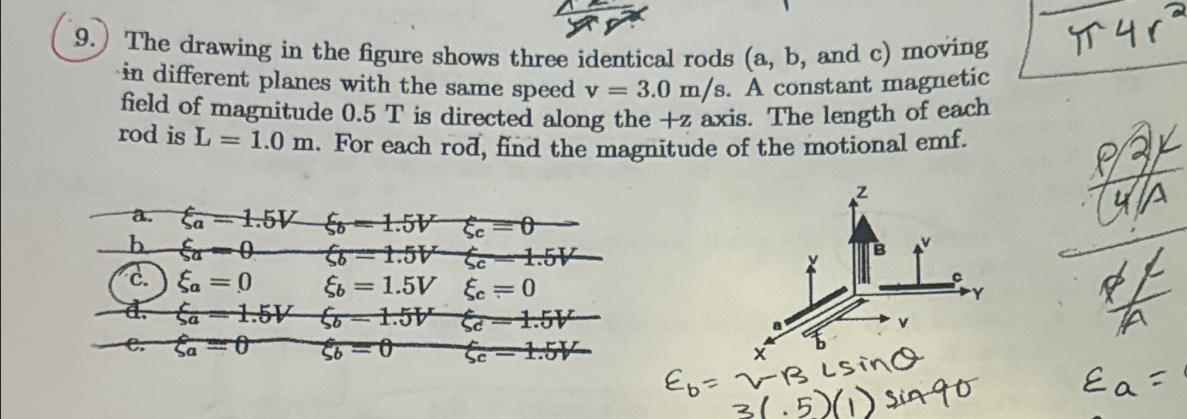 Solved The drawing in the figure shows three identical rods | Chegg.com