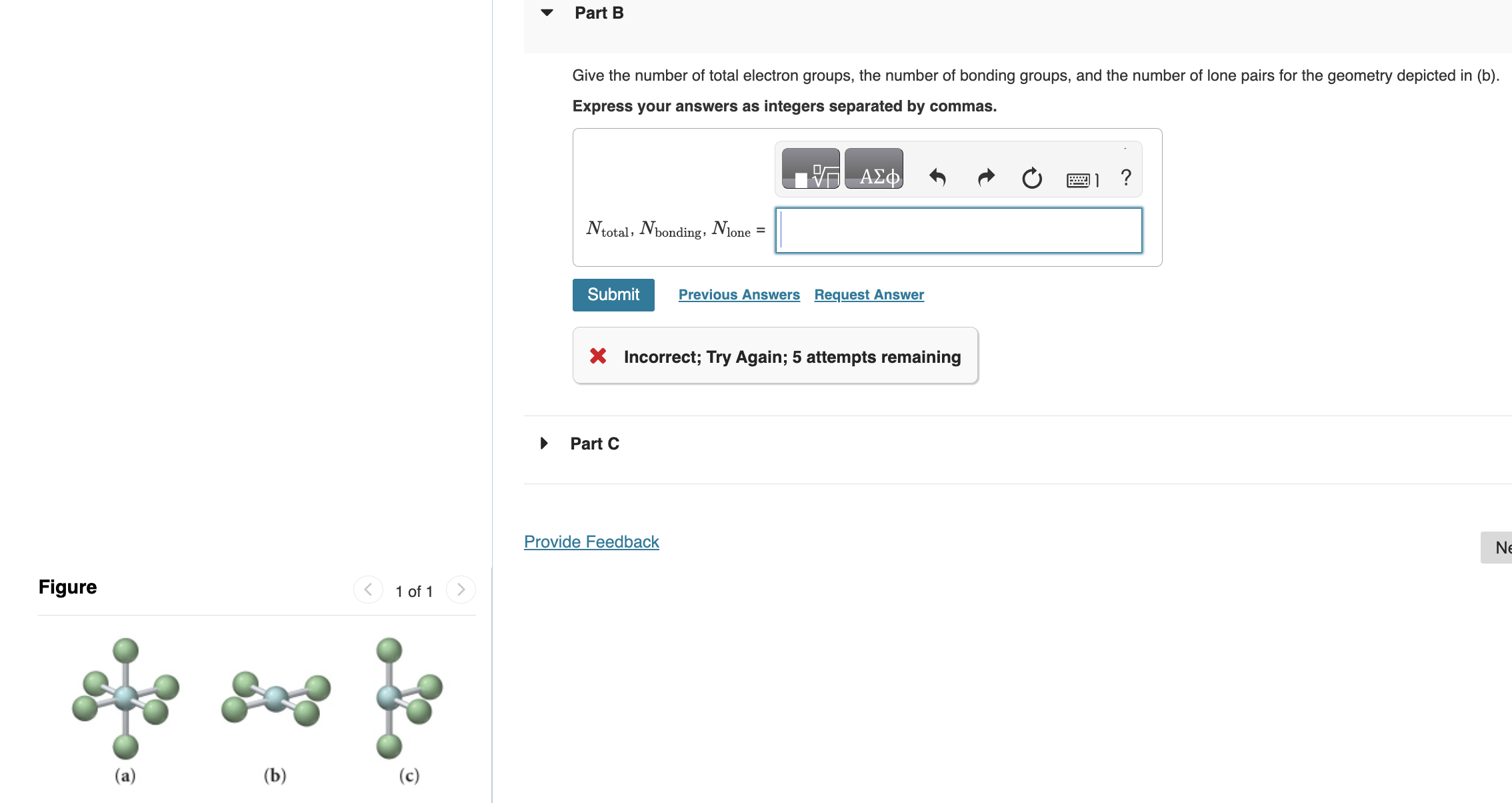 Solved Answer Part Bgive The Number Of Total Electron