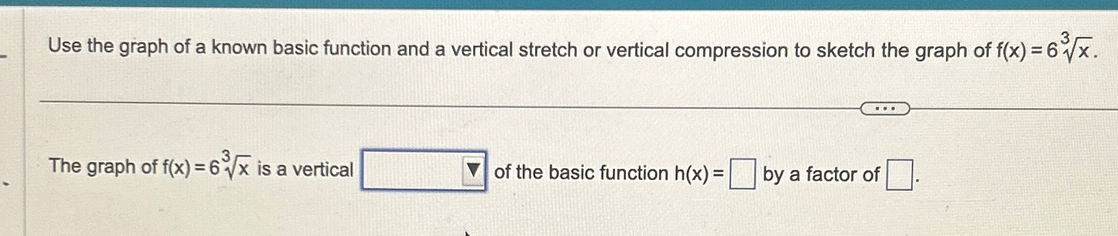 Solved Use the graph of a known basic function and a | Chegg.com