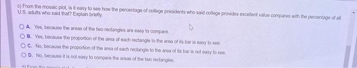 Solved The Pew Research Center asked 2143 U.S. adults and | Chegg.com
