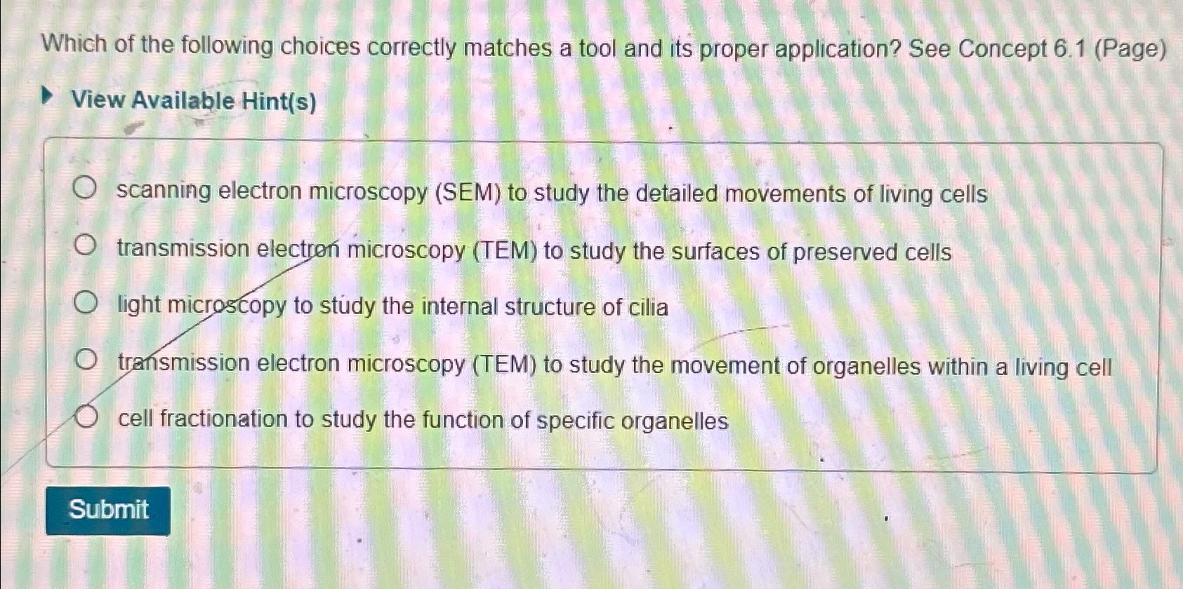 Solved Which of the following choices correctly matches a | Chegg.com