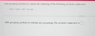 Solved Use grouping symbols to clarify the meaning of the | Chegg.com