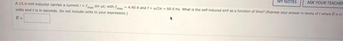 Solved volits and t is in seconds. De not induce unats in | Chegg.com