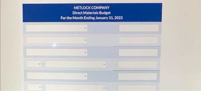 Solved Current Attempt in Progress Metlock Company has 1,900 | Chegg.com