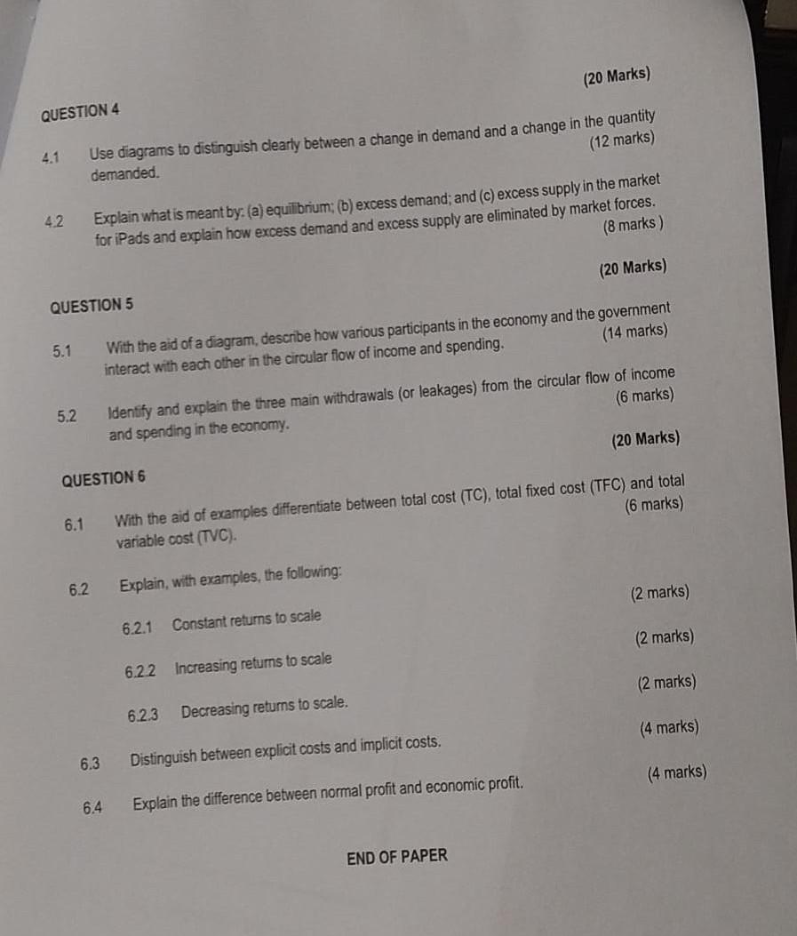 (40 MARKS) SECTION A Answer ALL questions in this | Chegg.com