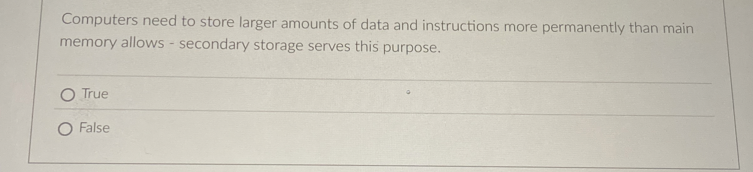 Solved Computers need to store larger amounts of data and | Chegg.com