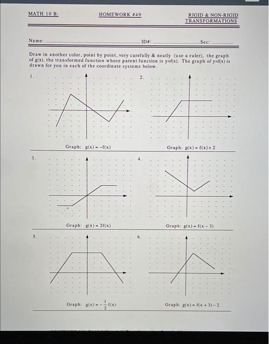 Solved MATH 10 B HOMEWORK #49 RIGID & NON-RIGID | Chegg.com