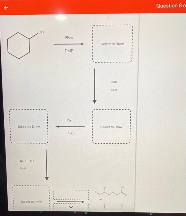 Solved 1. Hg(OAc)2,H2O Select to DrawQ1 Please select a | Chegg.com