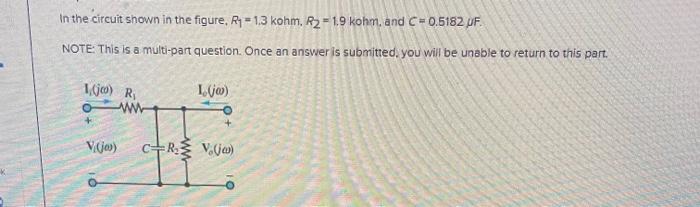 Solved In the circuit shown in the figure, | Chegg.com