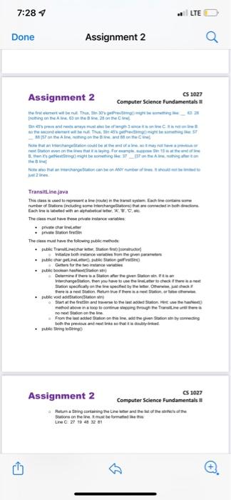 Introduction Assignment 2 CS1027 Provided files - | Chegg.com