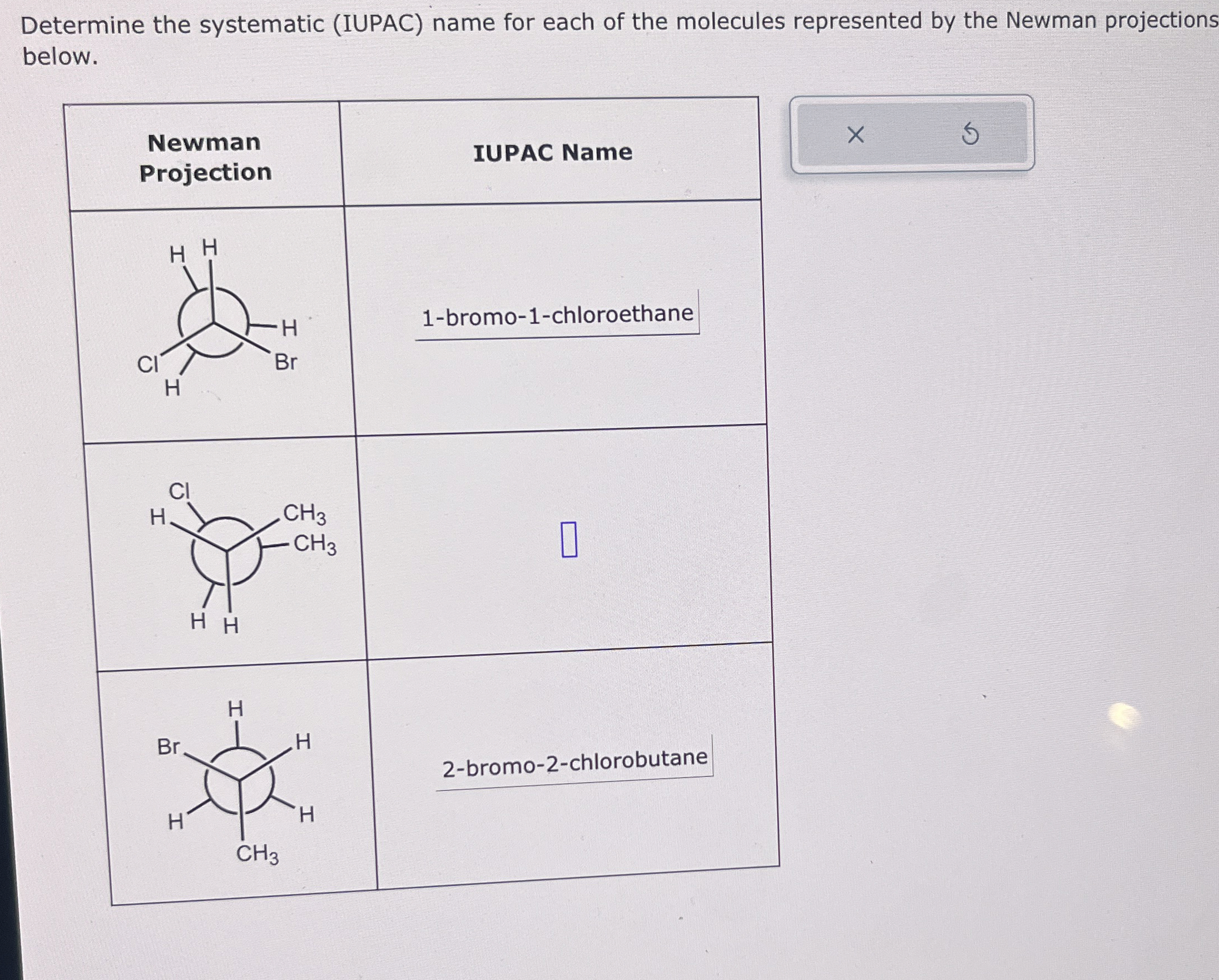 Solved Determine the systematic (IUPAC) ﻿name for each of | Chegg.com