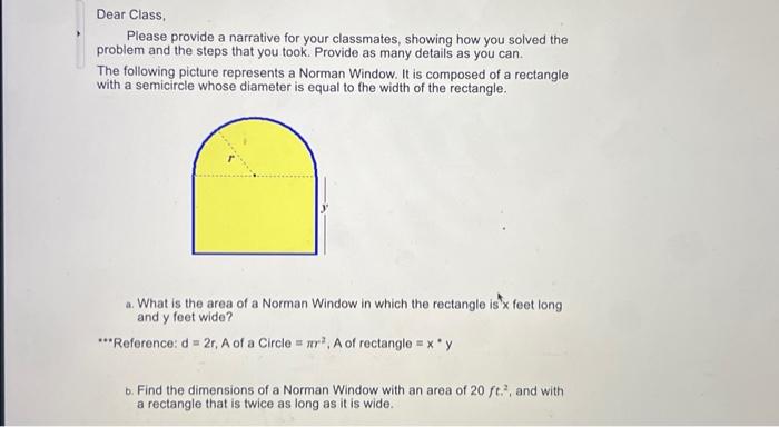 Solved Dear Class, Please provide a narrative for your | Chegg.com