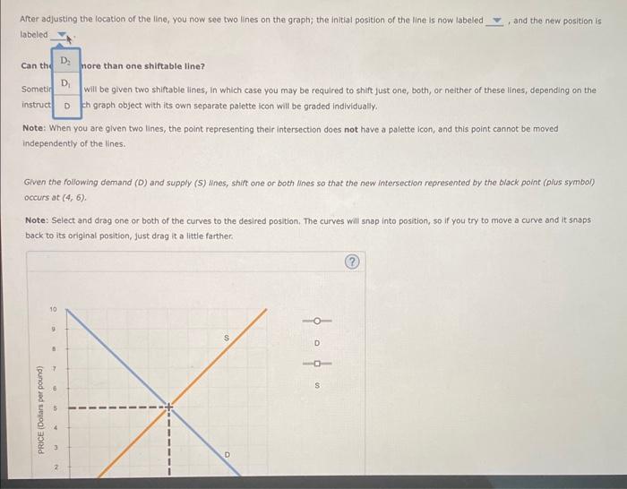 Solved Another manipulable graph object The shifter tool is | Chegg.com