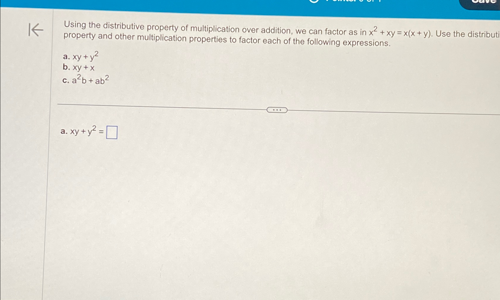 Solved Using the distributive property of multiplication | Chegg.com