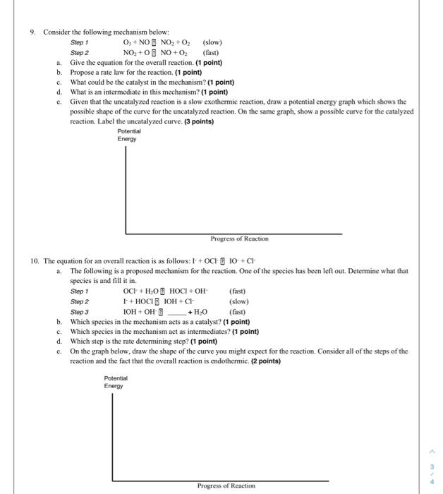 Solved 6. Given the Sollowing mechanism: Step I 2NO=N2O7 | Chegg.com