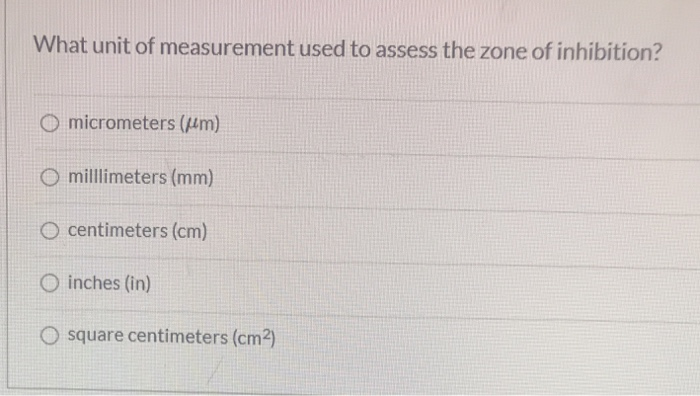 Solved In this lab we measure the of the zone of inhibition. | Chegg.com