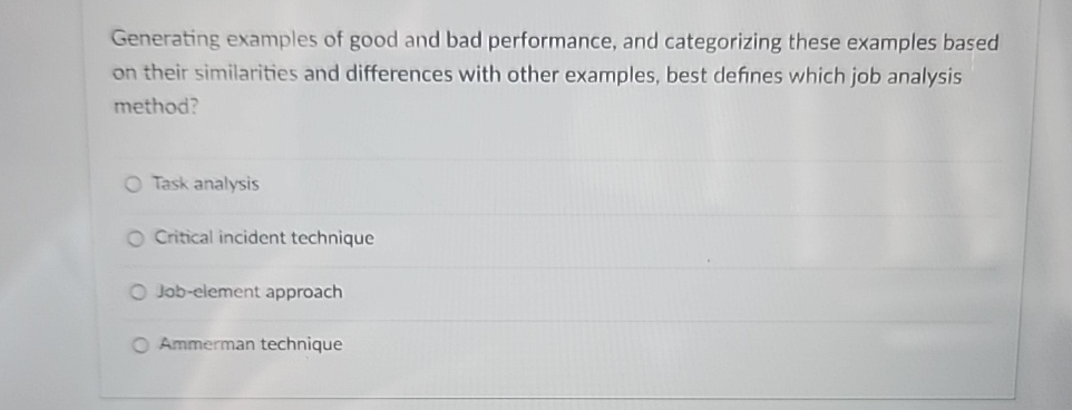 Solved Generating examples of good and bad performance, and | Chegg.com