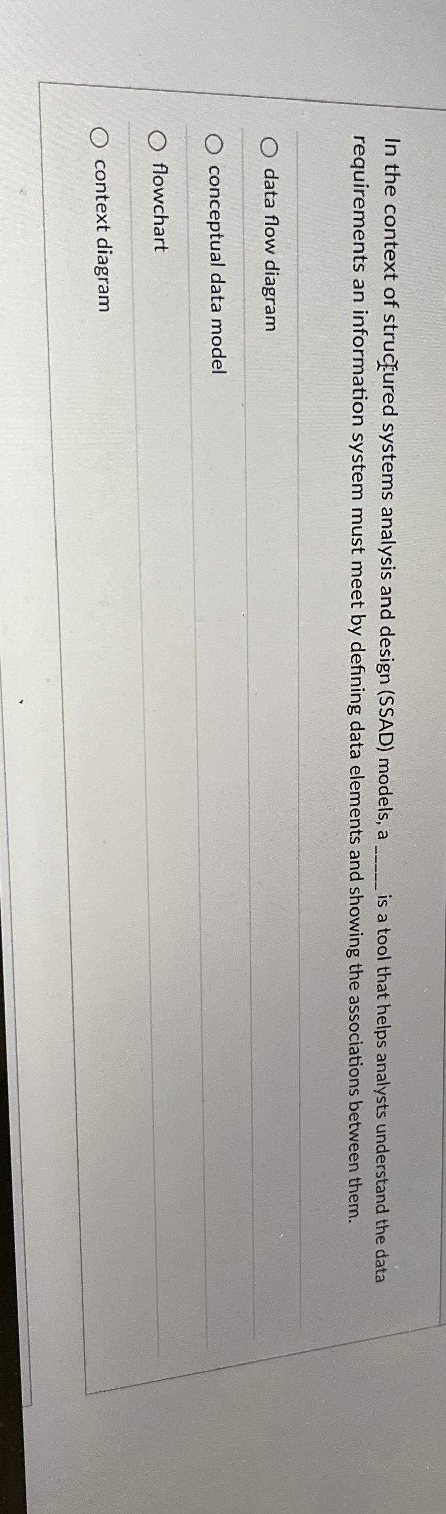 Solved In the context of struci. q, ﻿is a tool that helps | Chegg.com