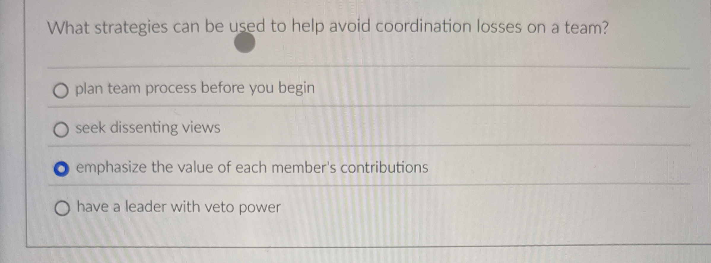 Solved What strategies can be used to help avoid | Chegg.com