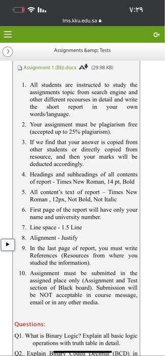 Solved 1. All students are instructed to study the | Chegg.com