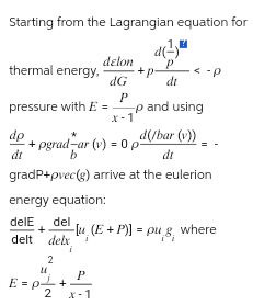 Solved Starting from the Lagrangian equation for thermal | Chegg.com