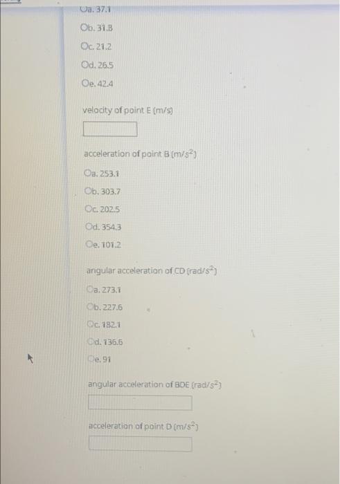 Solved Link AB has a clockwise angular velocity ωAB=53rad/s | Chegg.com