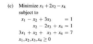 Solved Please use artificial variables c | Chegg.com
