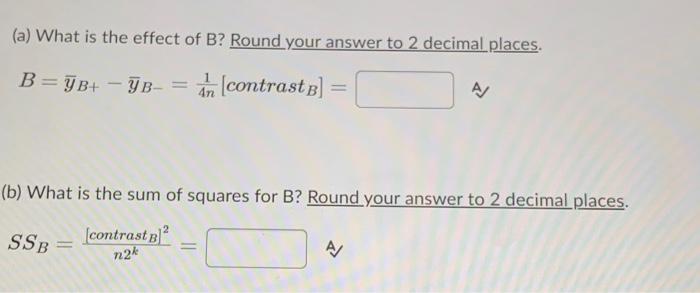 Solved Consider the surface roughness experiment, which is a | Chegg.com