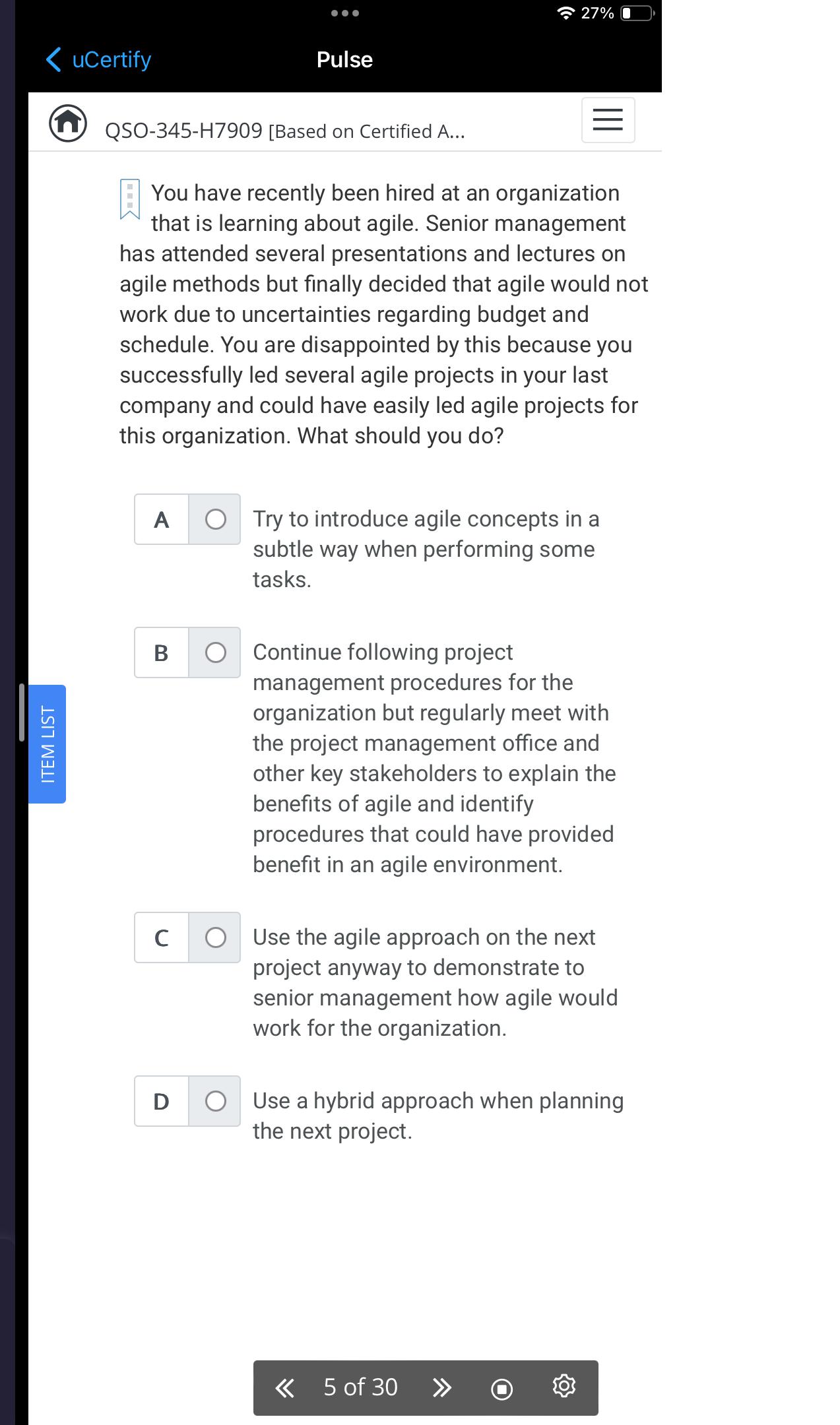 Solved uCertifyPulseQSO-345-H7909 [Based on Certified | Chegg.com