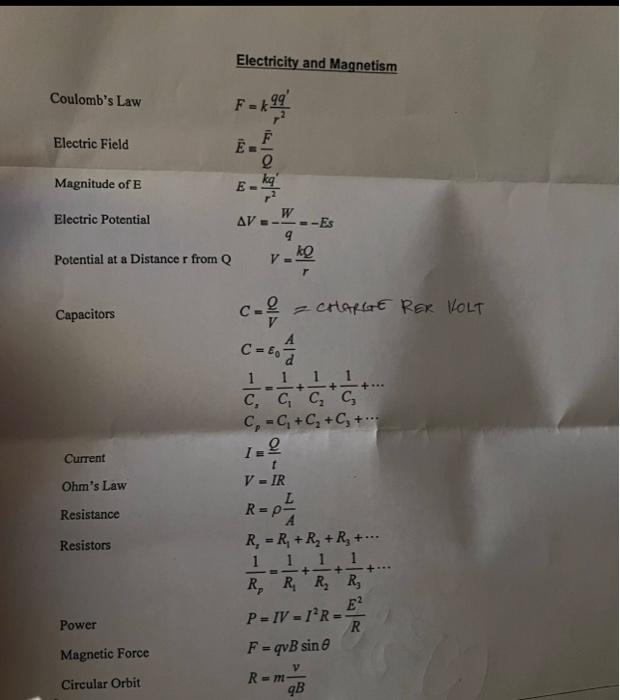 Solved 4. (20 points) Two small electrically charged bodies | Chegg.com