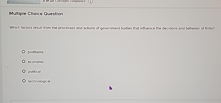 Solved Multiple Cholce QuestionWhich factors result from the | Chegg.com