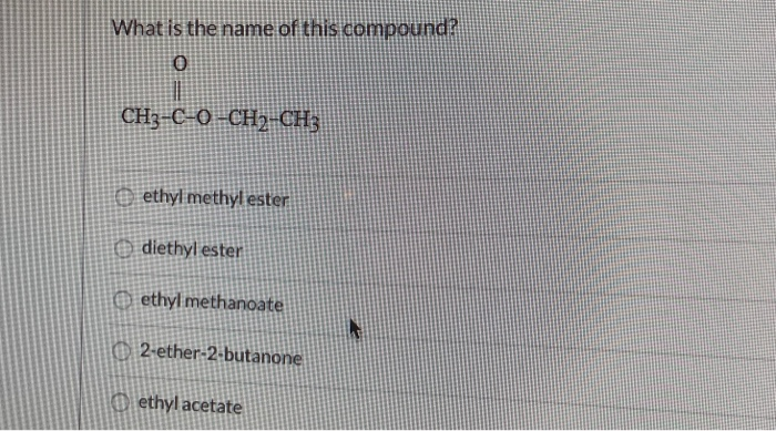 Solved Which of the following compounds contains a ketone | Chegg.com