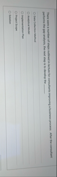 Solved There were a number of steps outlined in lecture for | Chegg.com