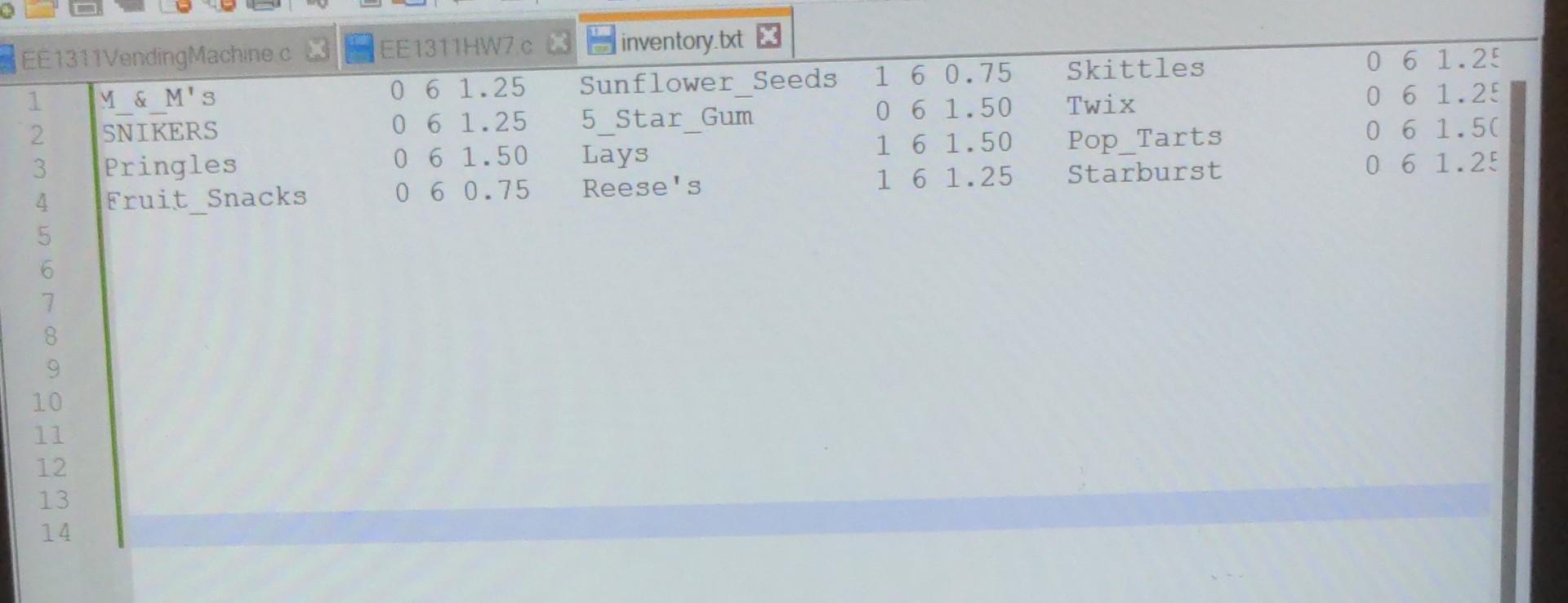 Solved \$ gcc EE1311HW7.C EE1311HW7, C: In function 'main': | Chegg.com