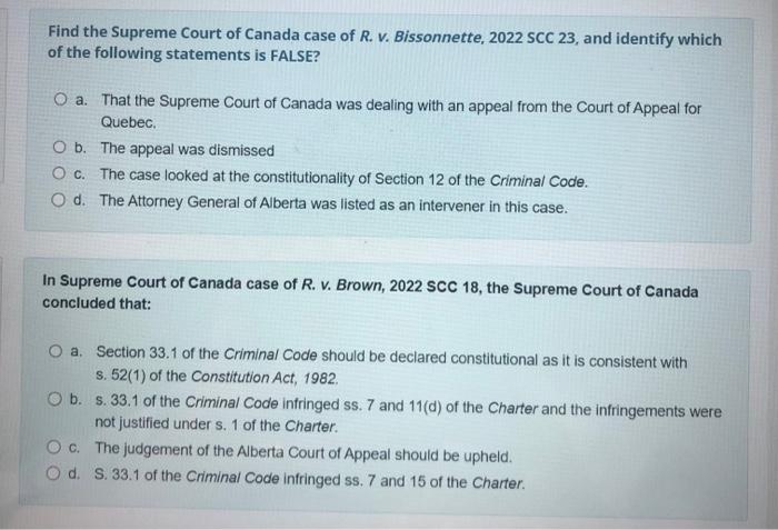 Refer to the LawNow article, "The Rule of Law: Two | Chegg.com