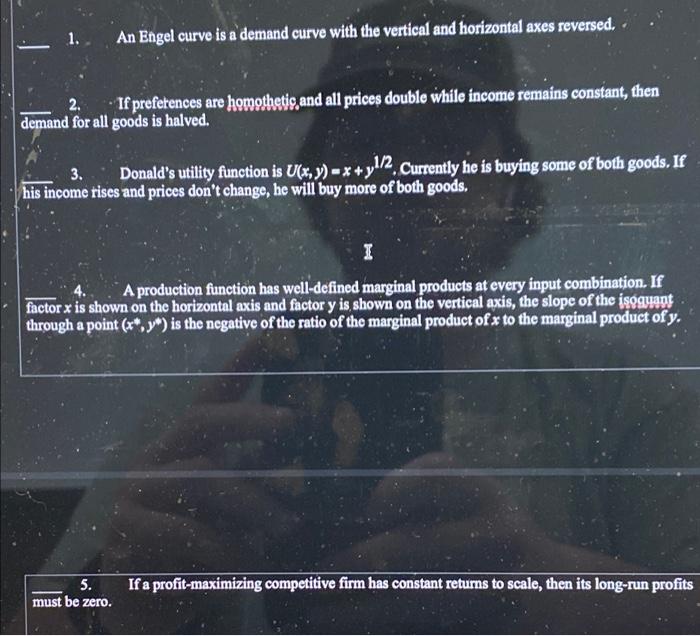 Solved An Engel curve is a demand curve with the vertical | Chegg.com