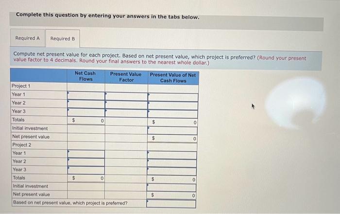 Solved Exercise 24-9 (Static) Payback period; net present | Chegg.com