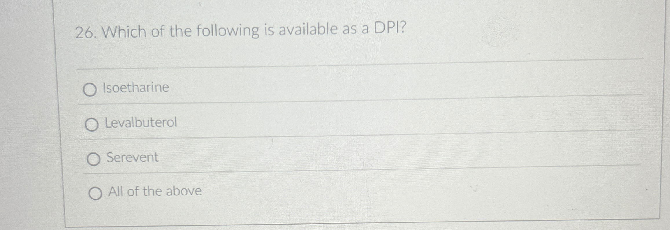 Solved Which of the following is available as a | Chegg.com