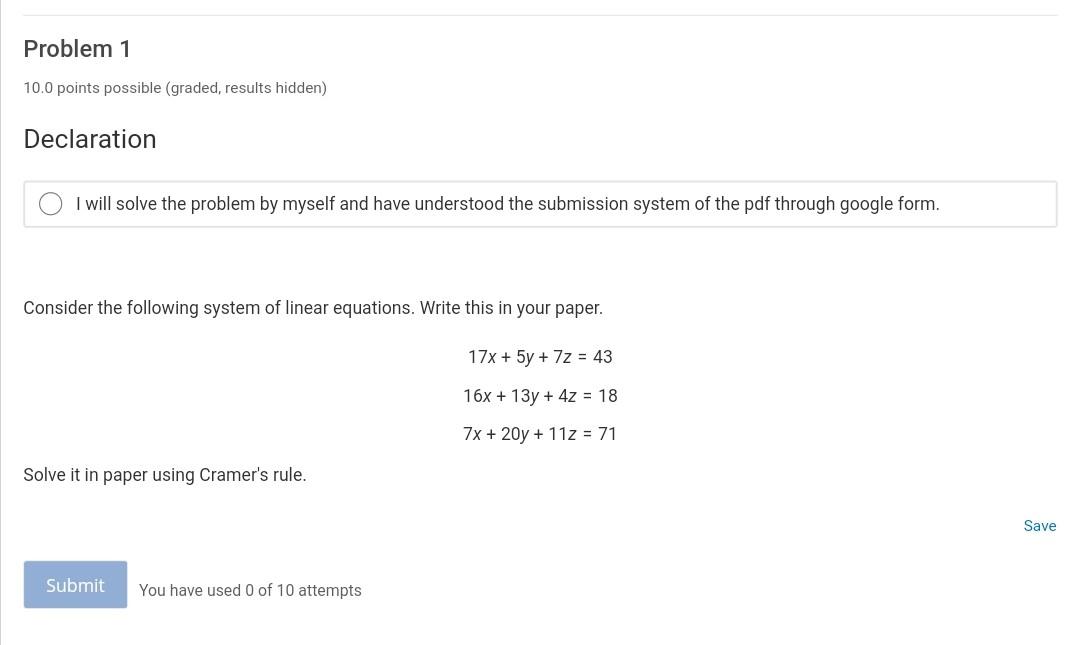 Solved 10.0 points possible (graded, results hidden) | Chegg.com