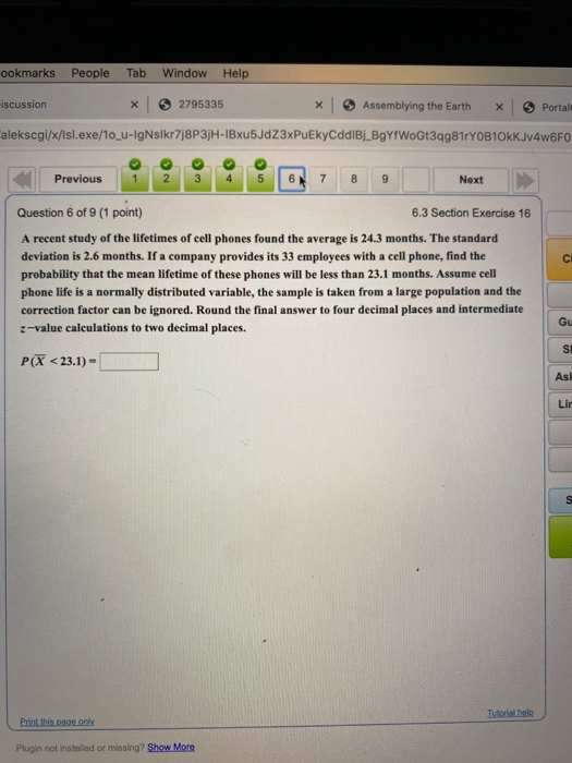 Solved ookmarks People Tab Window Help iscussion X 2795335 X | Chegg.com