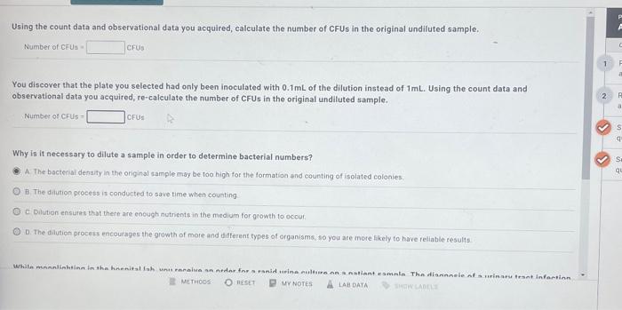 Solved Using the count data and observational data you | Chegg.com