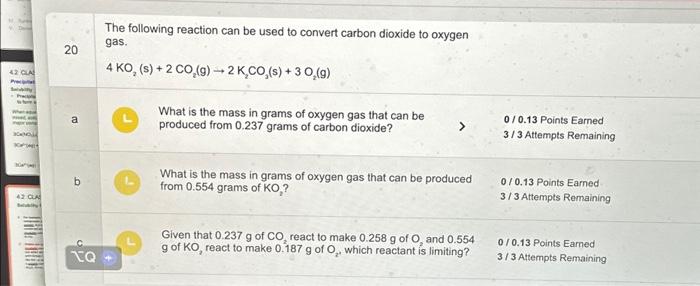 Solved The following reaction can be used to convert carbon | Chegg.com
