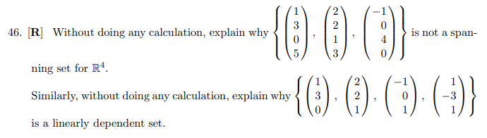 Solved [R] ﻿Without doing any calculation, explain why | Chegg.com