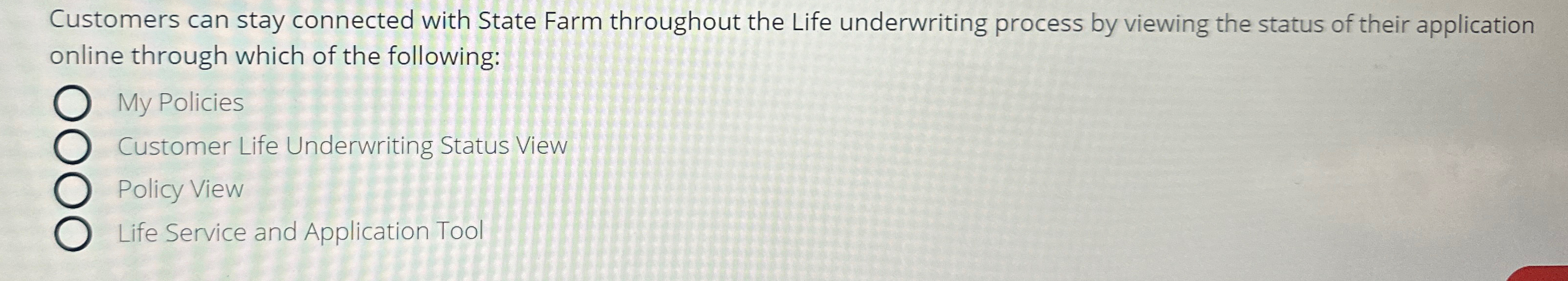 Solved Customers can stay connected with State Farm | Chegg.com