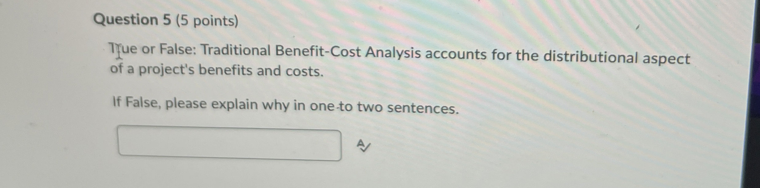 Solved Question 5 (5 ﻿points)True or False: Traditional | Chegg.com