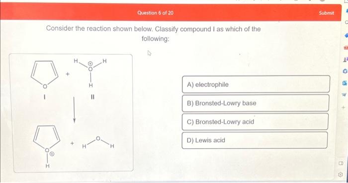 Solved Consider the reaction shown below. Classify compound | Chegg.com