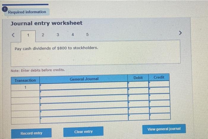 Solved Chec Exercise 2-11A Record transactions (LO2-4) | Chegg.com